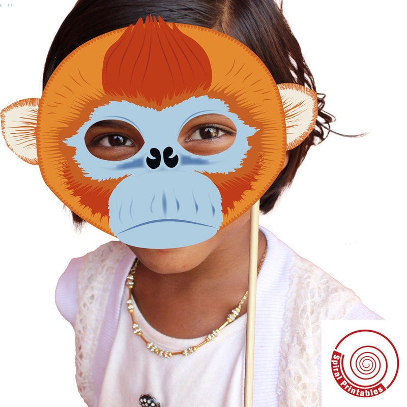 Realistic Monkey Mask - Etsy