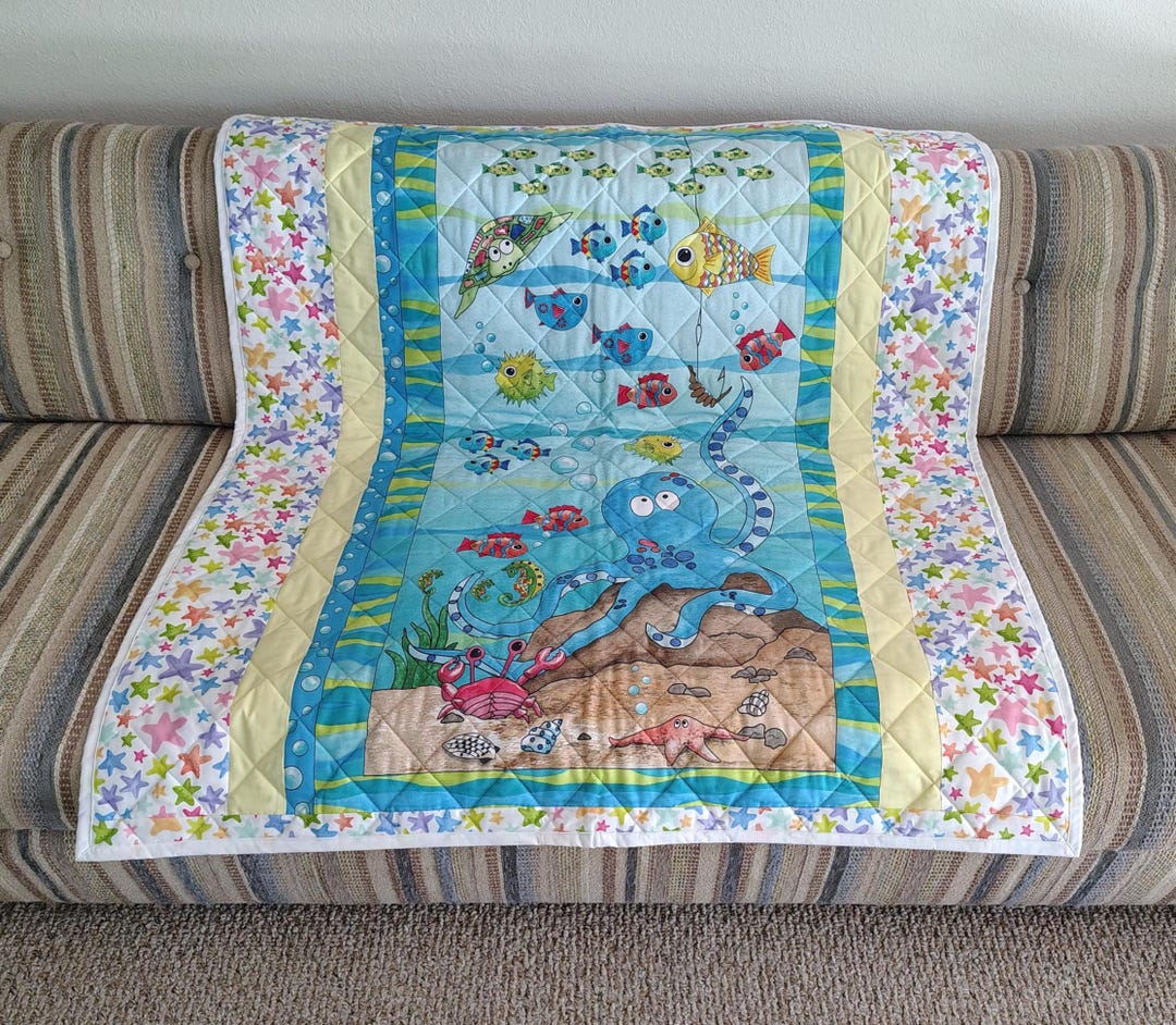 Children's "under the Sea" Lap Quilt - Etsy