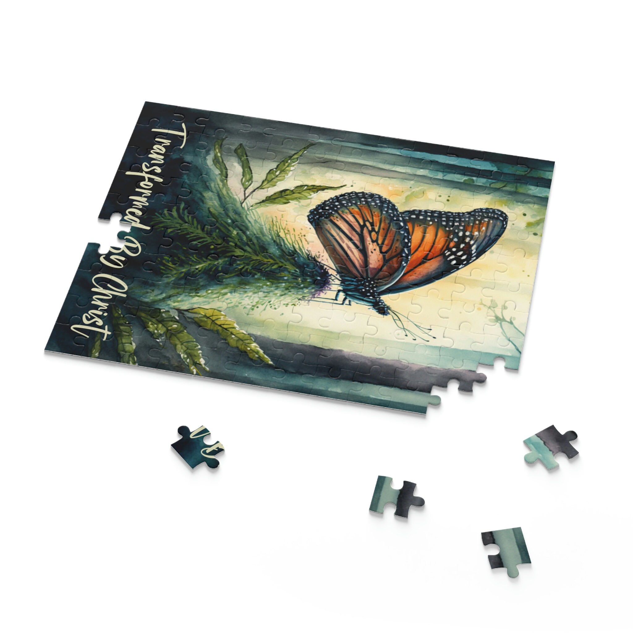 Transformed by Christ Monarch Butterfly Puzzle Perfect - Etsy