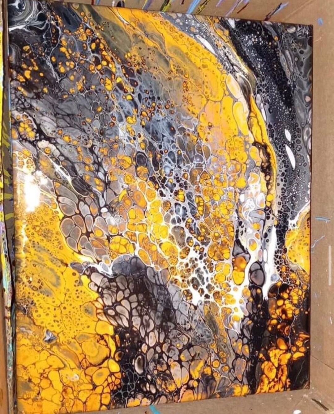 Custom Pour Paintings - Etsy