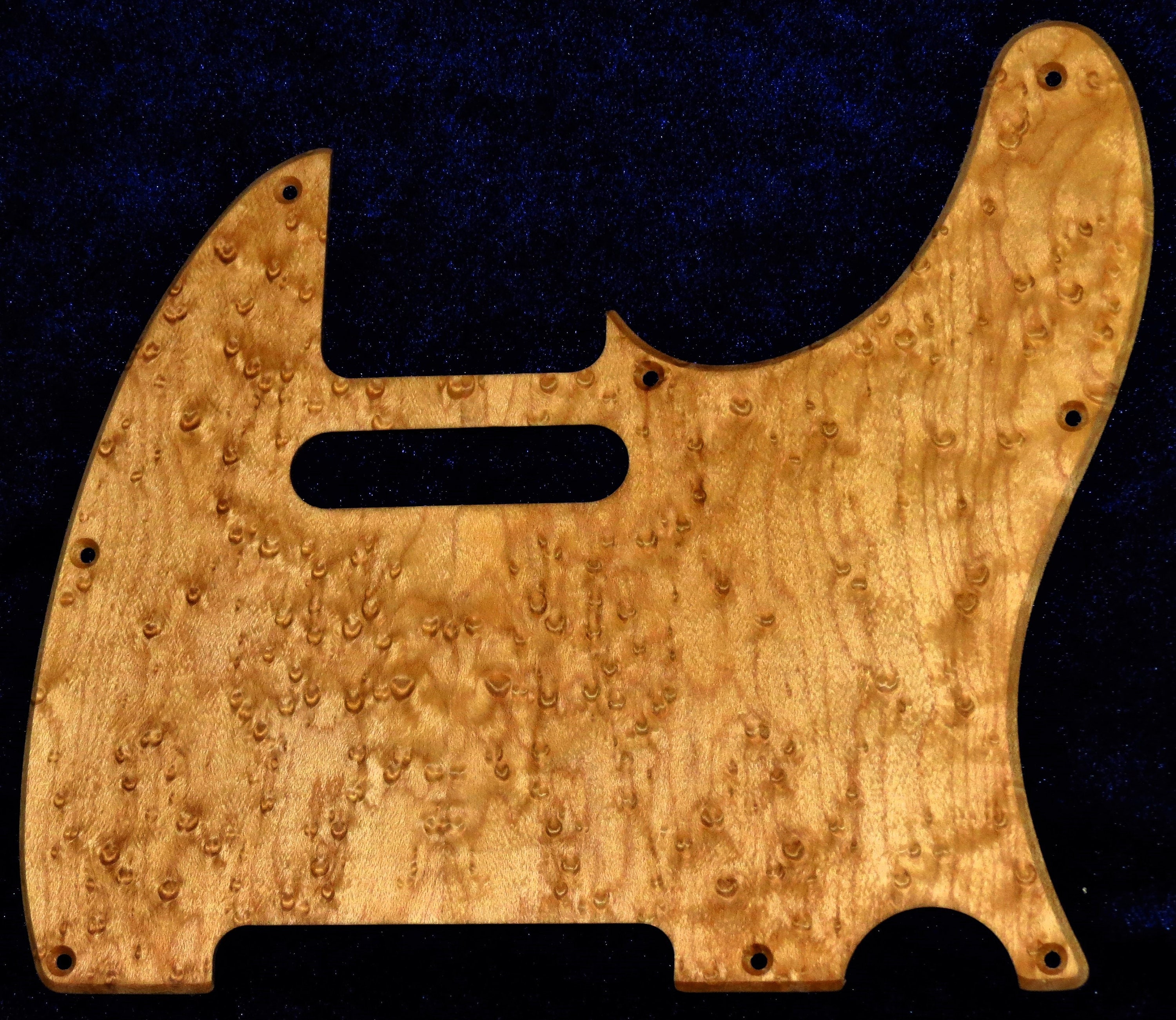 Bird's Eye Maple Telecaster Style Solid Wood Pickguard Standard 955 - Etsy