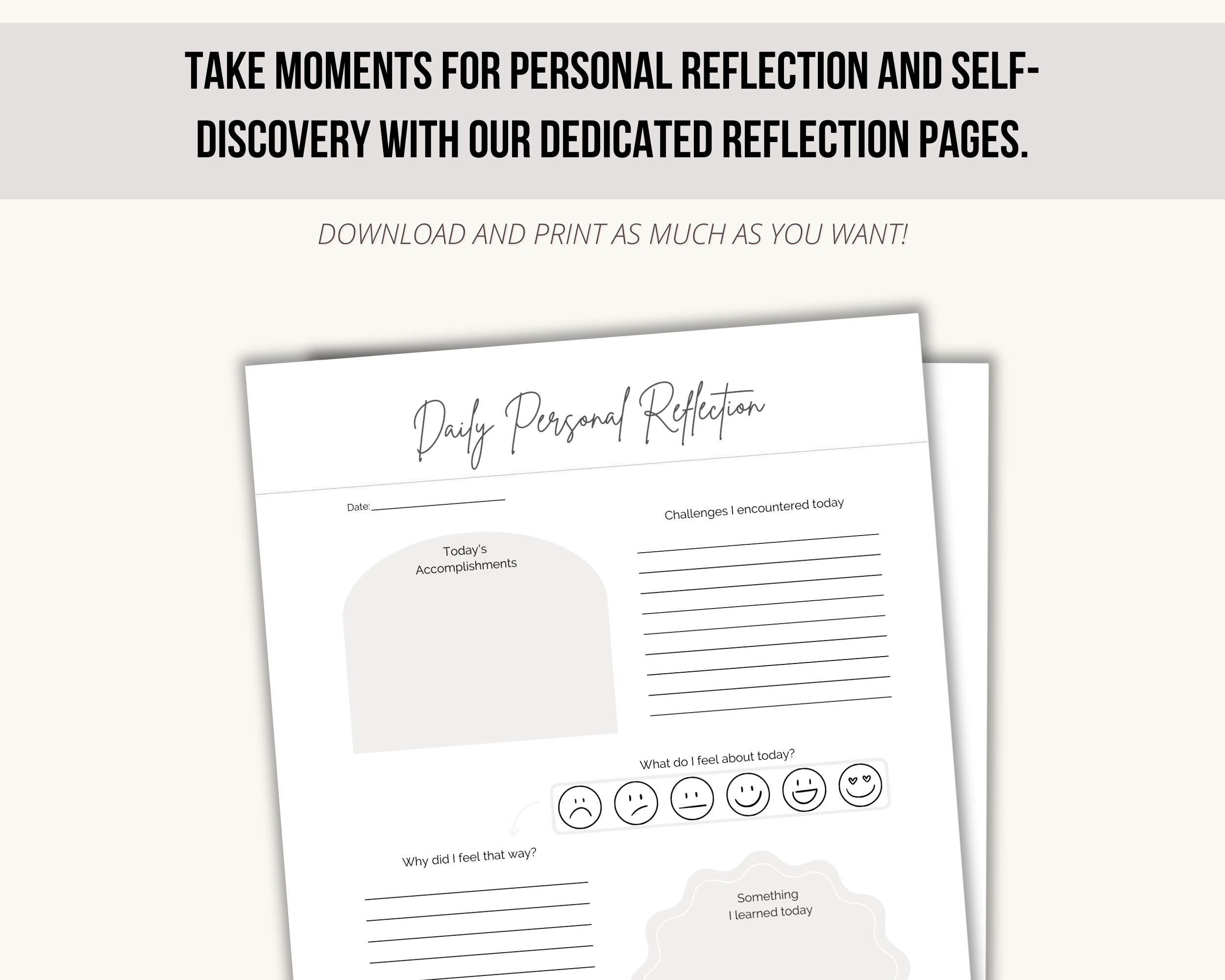Ultimate Self-care Planner Printable Bundle, Selfcare Workbook, Self ...