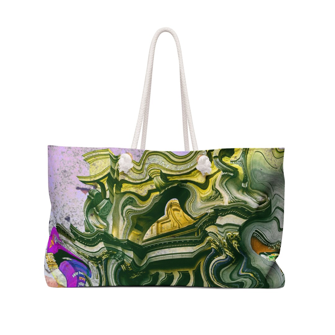 Cityscape Abstract Art Weekender Bag - Etsy