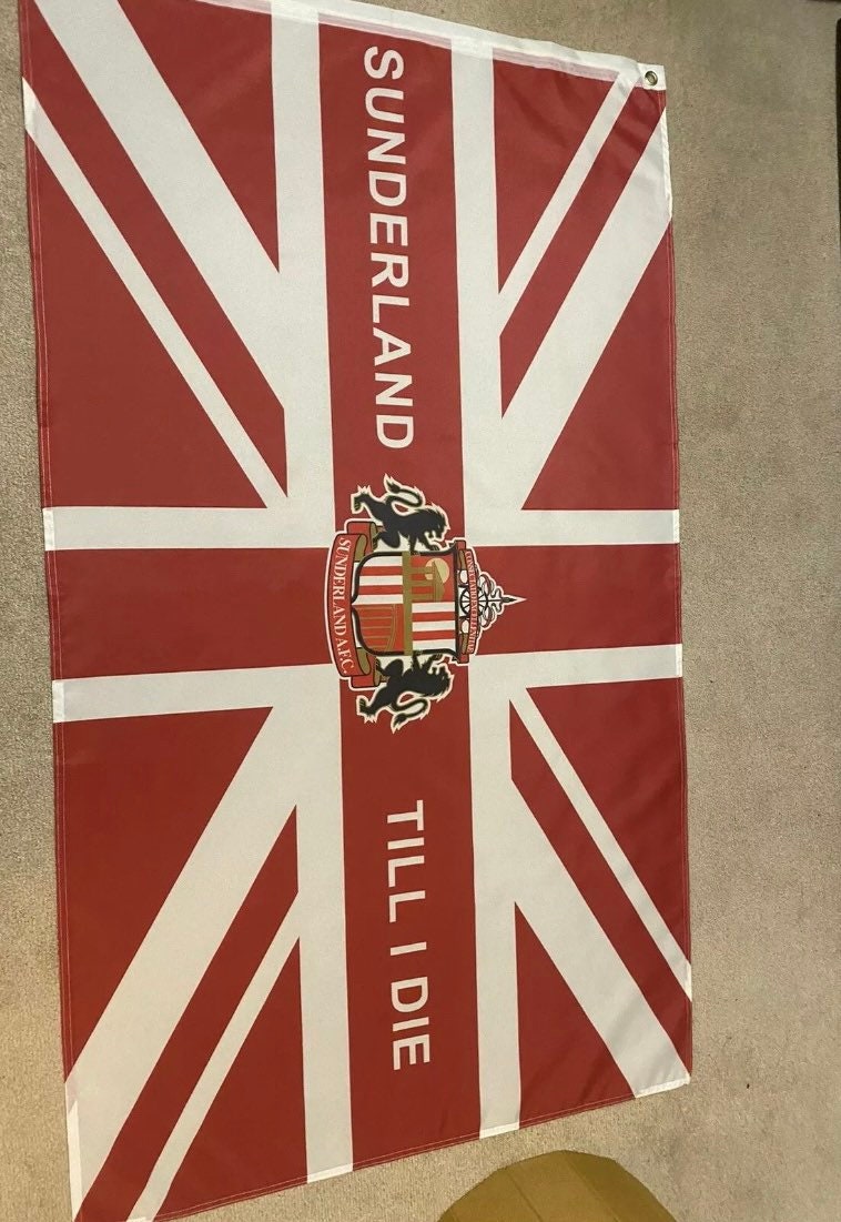 Sunderland Flag 5FT X 3FT Football Flag - Etsy Australia