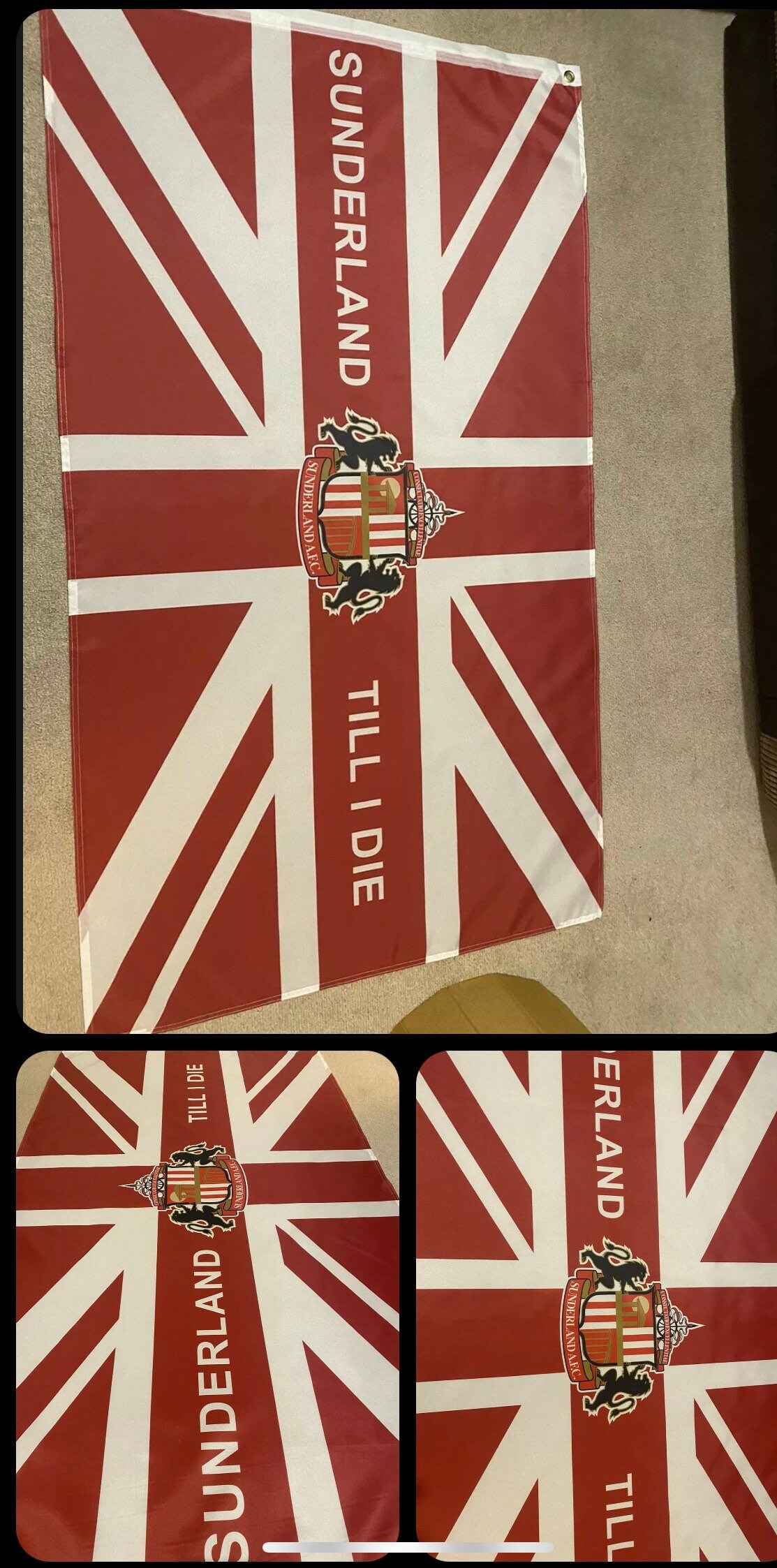 Sunderland Flag 5FT X 3FT Football Flag - Etsy Australia