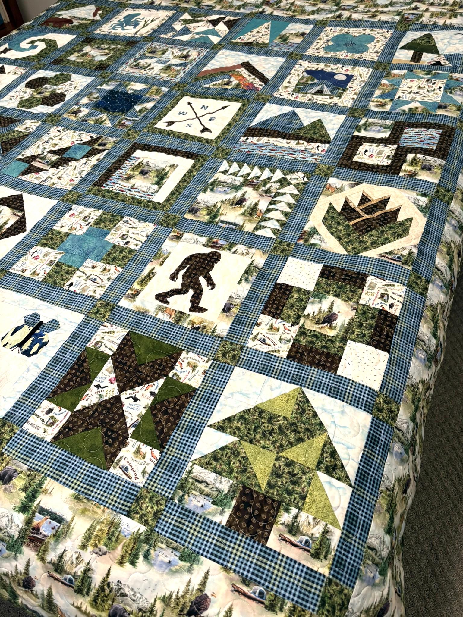 Western Washington Shop Hop 2024 Quilt: Unique Scenes From the State of ...
