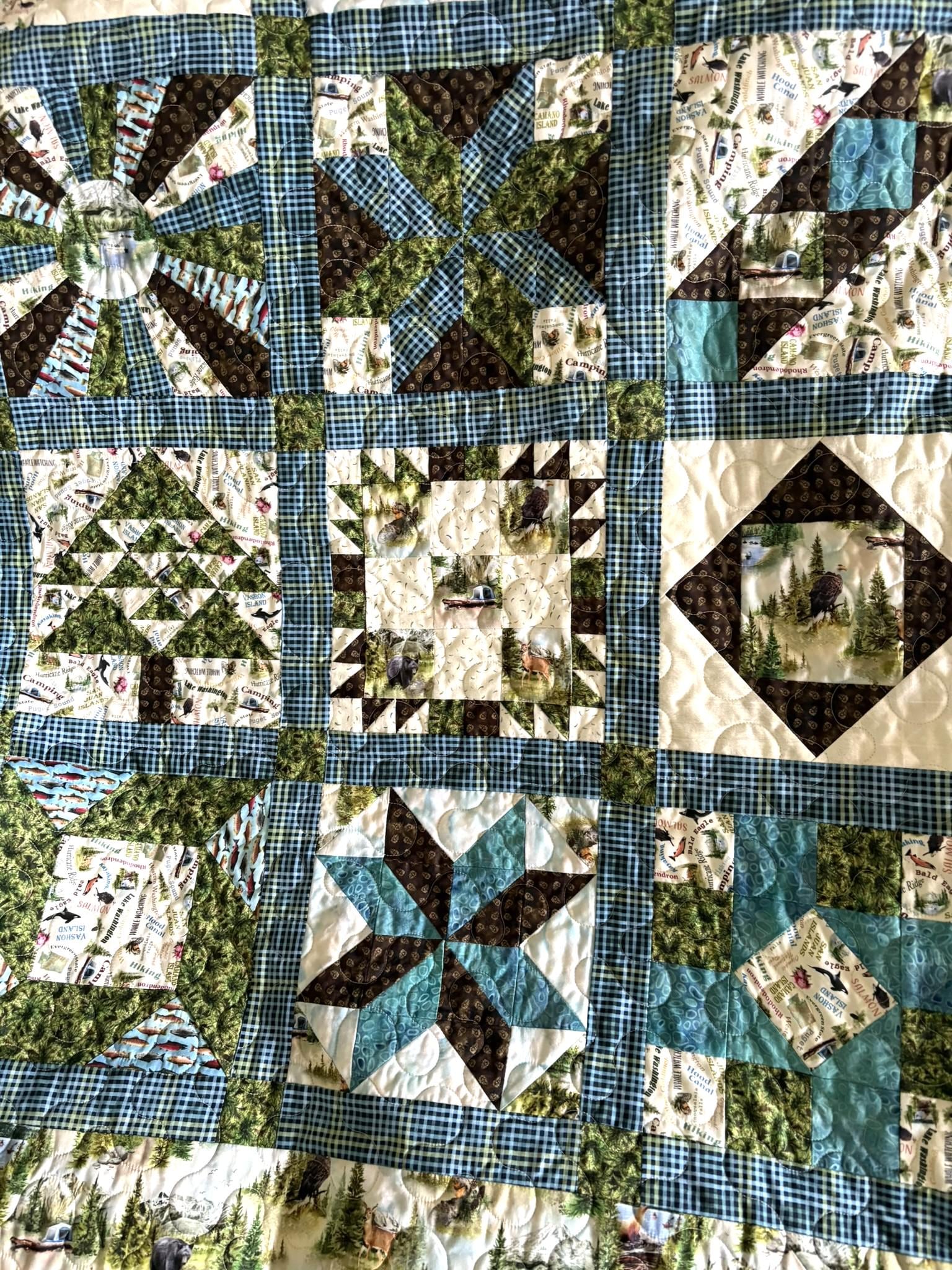 Western Washington Shop Hop 2024 Quilt: Unique Scenes From the State of ...