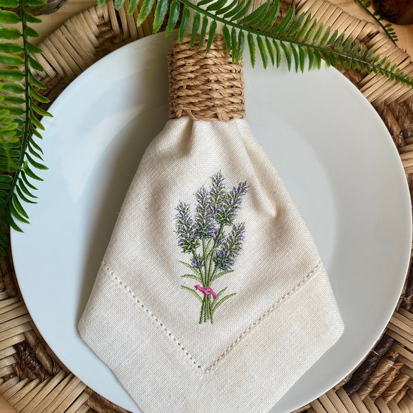 Lavender Napkins - Etsy