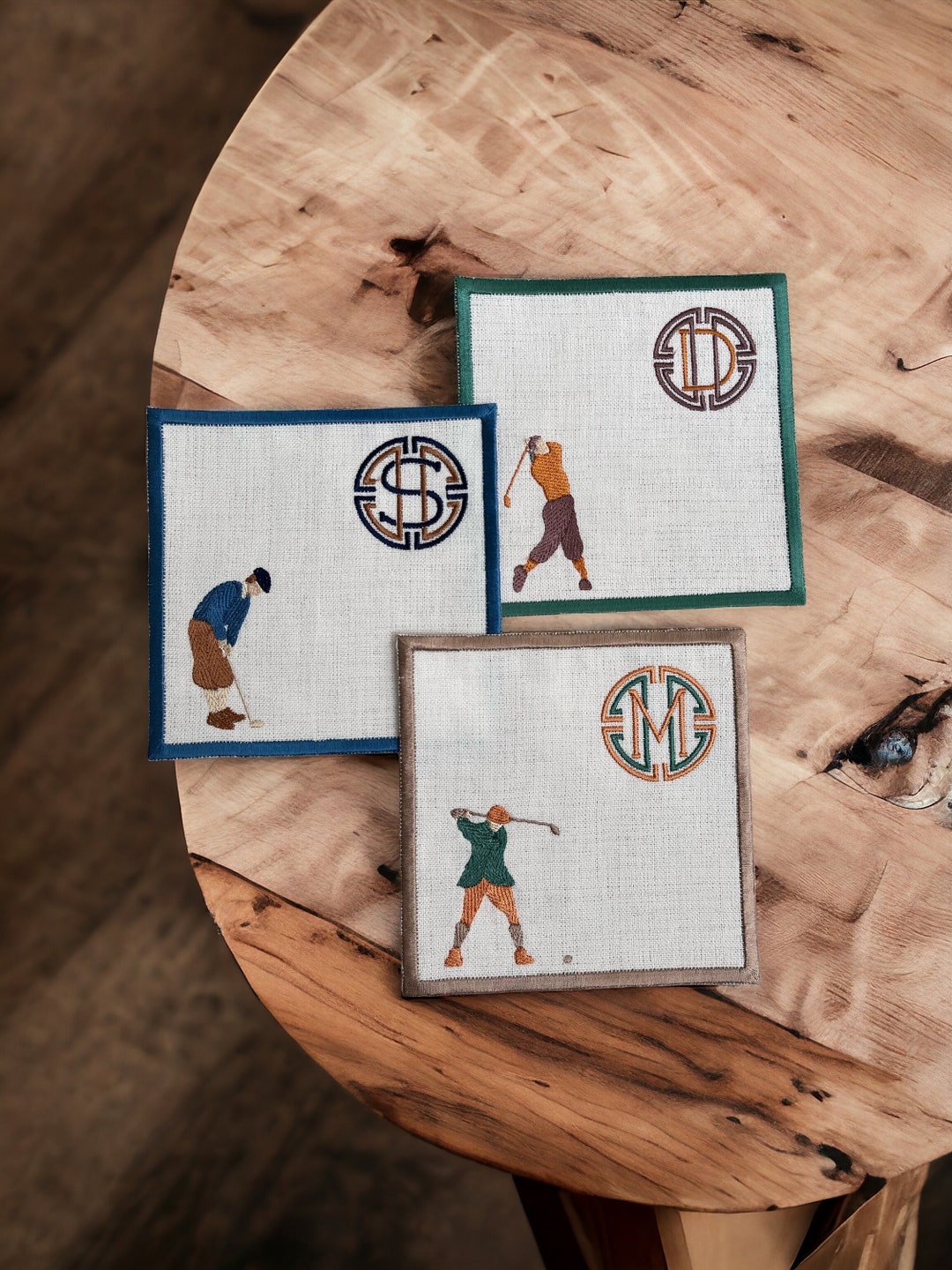 Golf Cocktail Napkins Set - Perfect Father's Day or Housewarming Gift ...