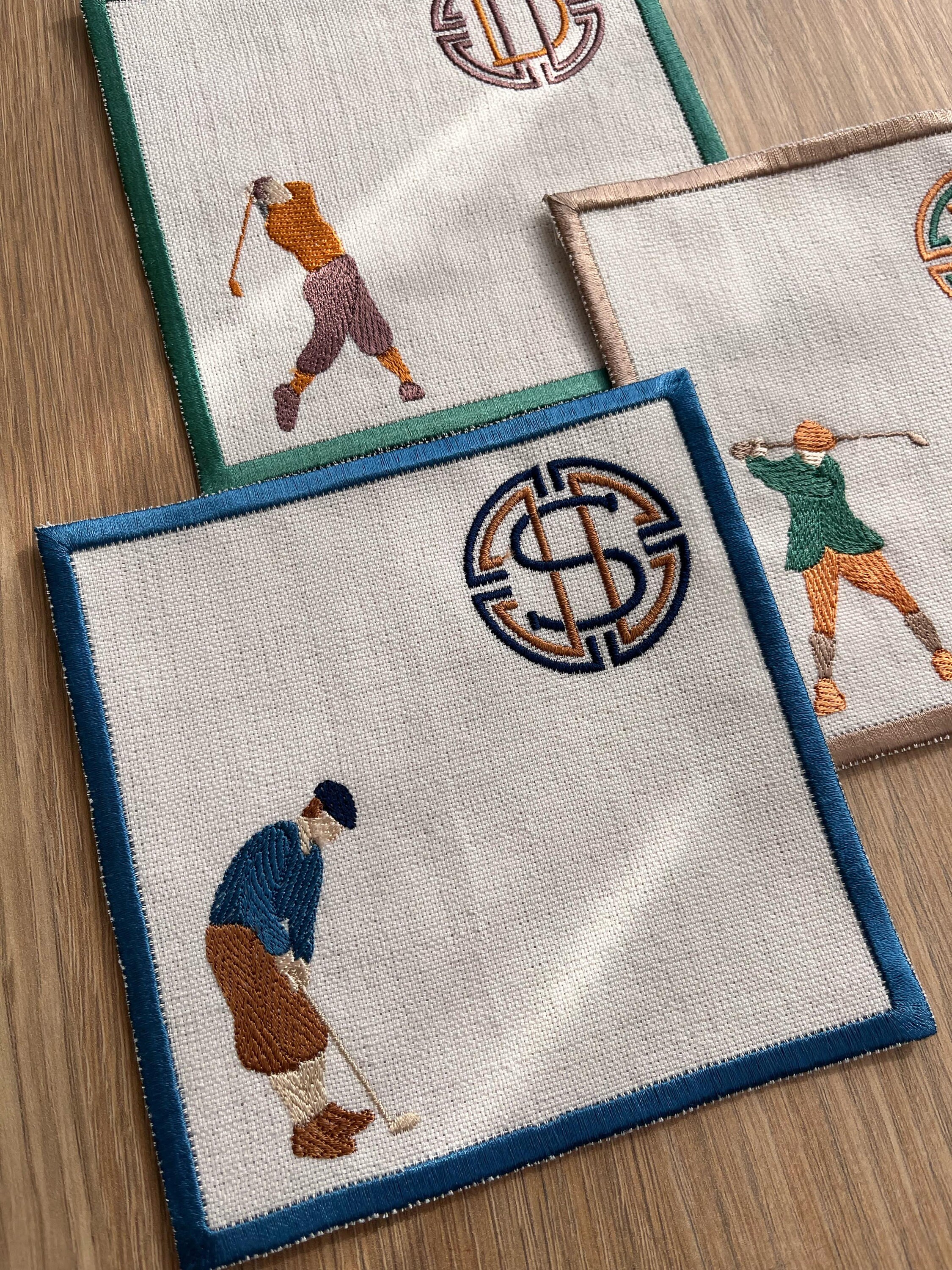 Golf Cocktail Napkins Set Perfect Father's Day or Housewarming Gift for ...