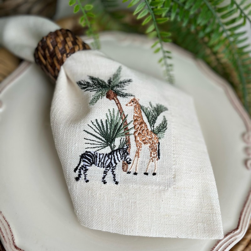 Animal Print Napkins - Etsy