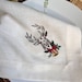 Reindeer Christmas Cloth Napkins - Festive Table Linens and Hostess ...