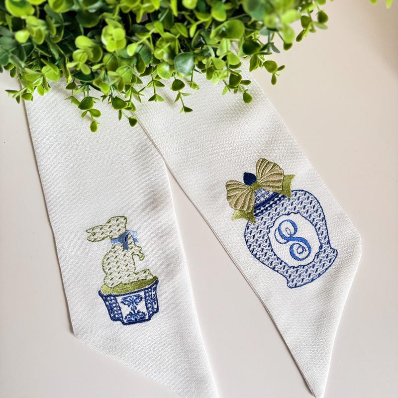 Embroidered Sash - Etsy