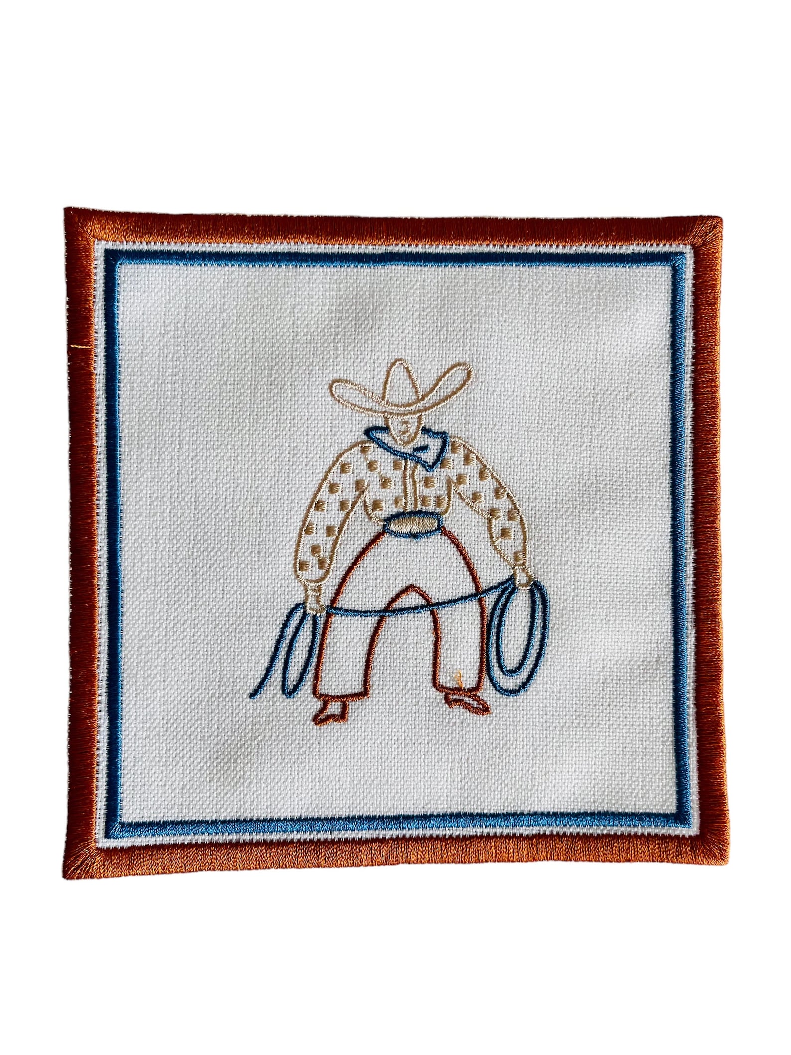 Western Charm Housewarming Gift-set of 6: Cowboy Cocktail Napkins ...