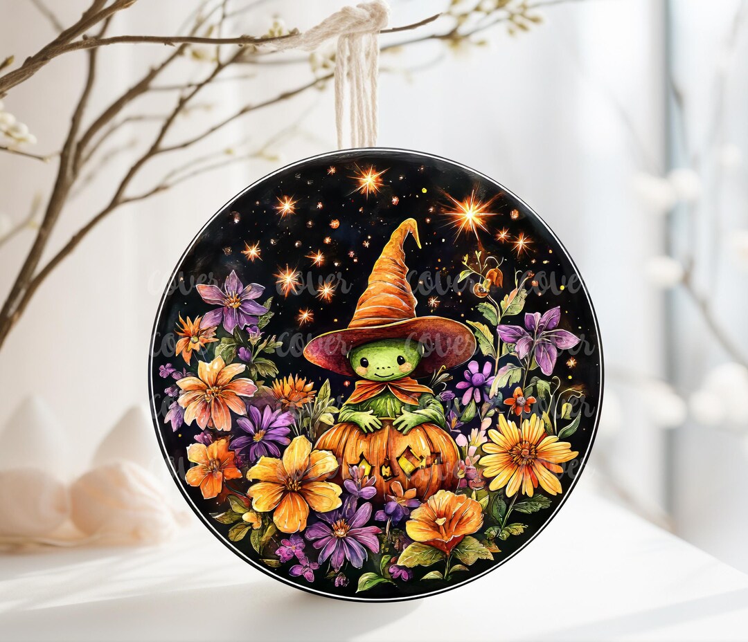 PNG Digital File Friendly Green Goblin Halloween, Round Design Great ...