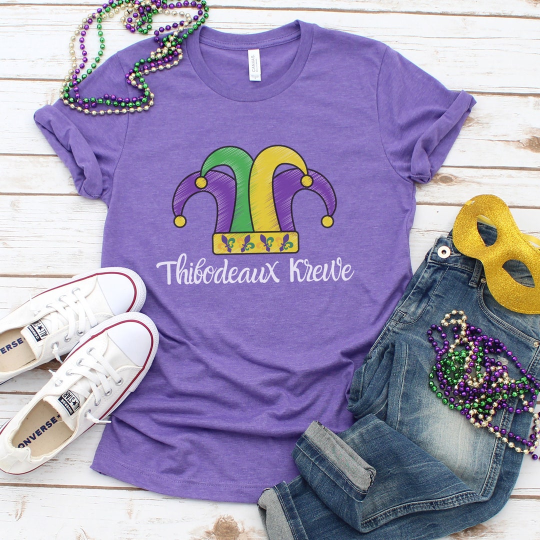 Custom Krewe Mardi Gras T-shirt, Personalized Mardi Gras Shirt, Family ...