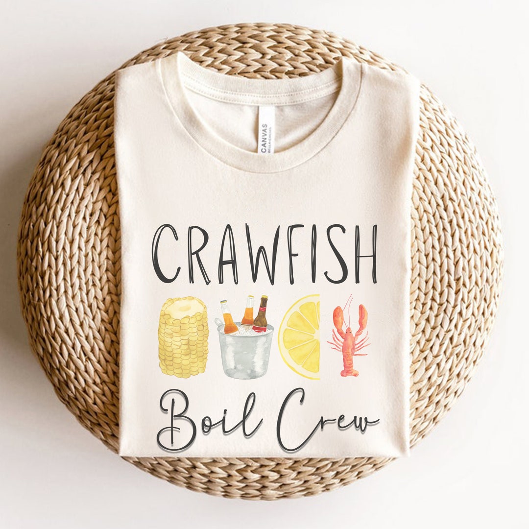 Crawfish Boil Shirt, Crawfish Boil Crew Tshirt, Crawfish Season T-shirt ...