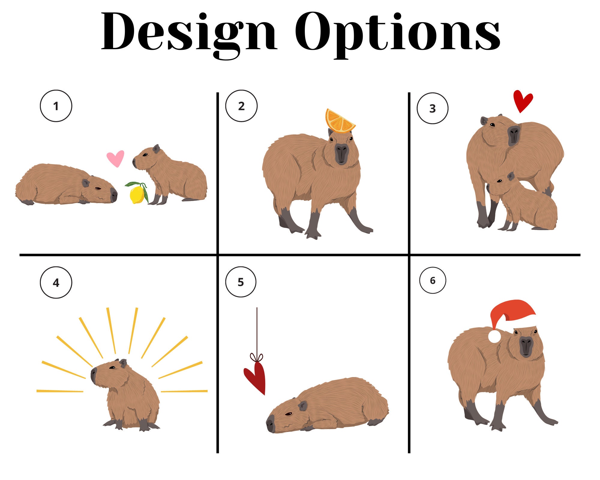 CUSTOM Capybara Two-toned Mugs Cute Capybara Designs Holiday - Etsy