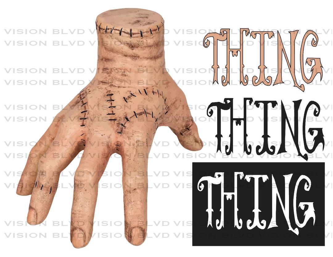 The Addams Family Thing VECTOR and PNG Image - Etsy