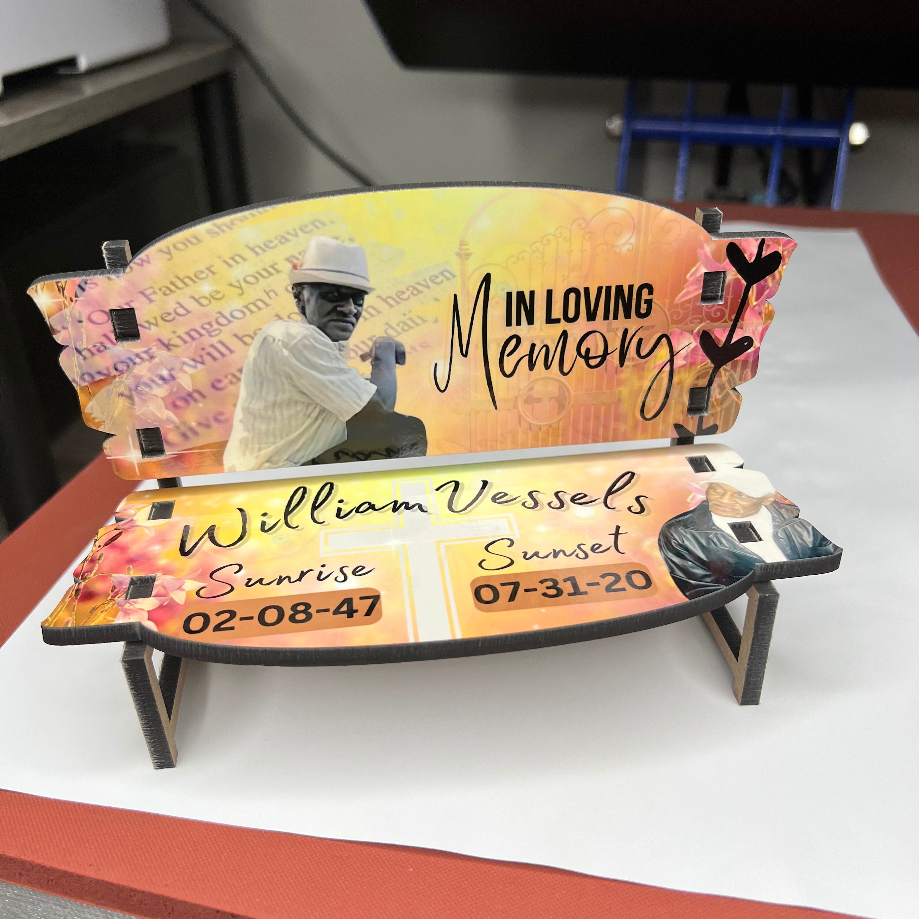 Digital Design PNG Sublimation Bench, Memorial Bench - Etsy