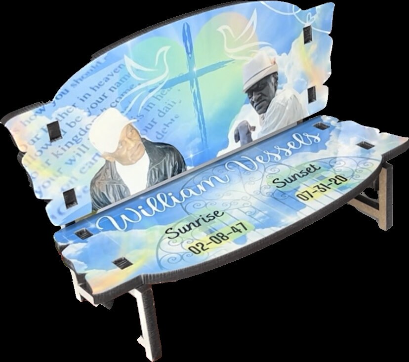 Digital Design PNG Sublimation Bench, Memorial Bench - Etsy