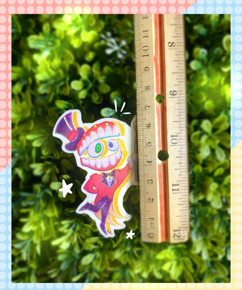 The Amazing Digital Circus CAINE BUBBLE STICKERS - Etsy