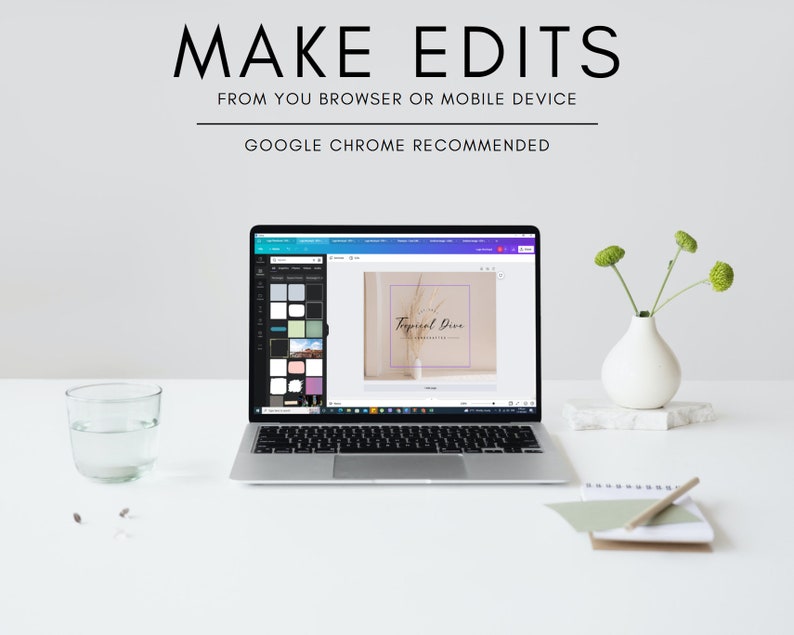 Editable Logo Design DIY Signature Logo Elegant Photography - Etsy ...