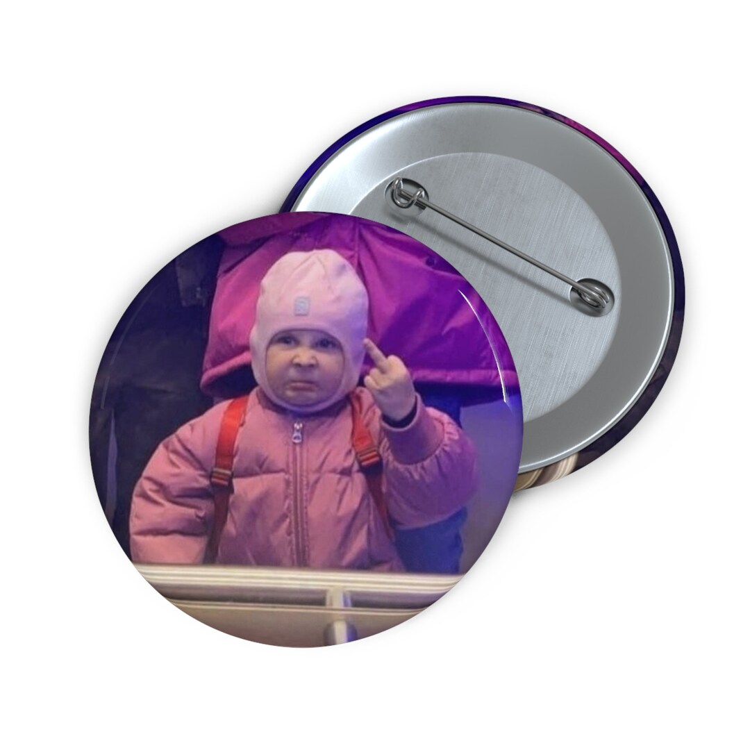 Funny Child Meme Pin Cringe Dark Humor Anime Goth Mood - Etsy