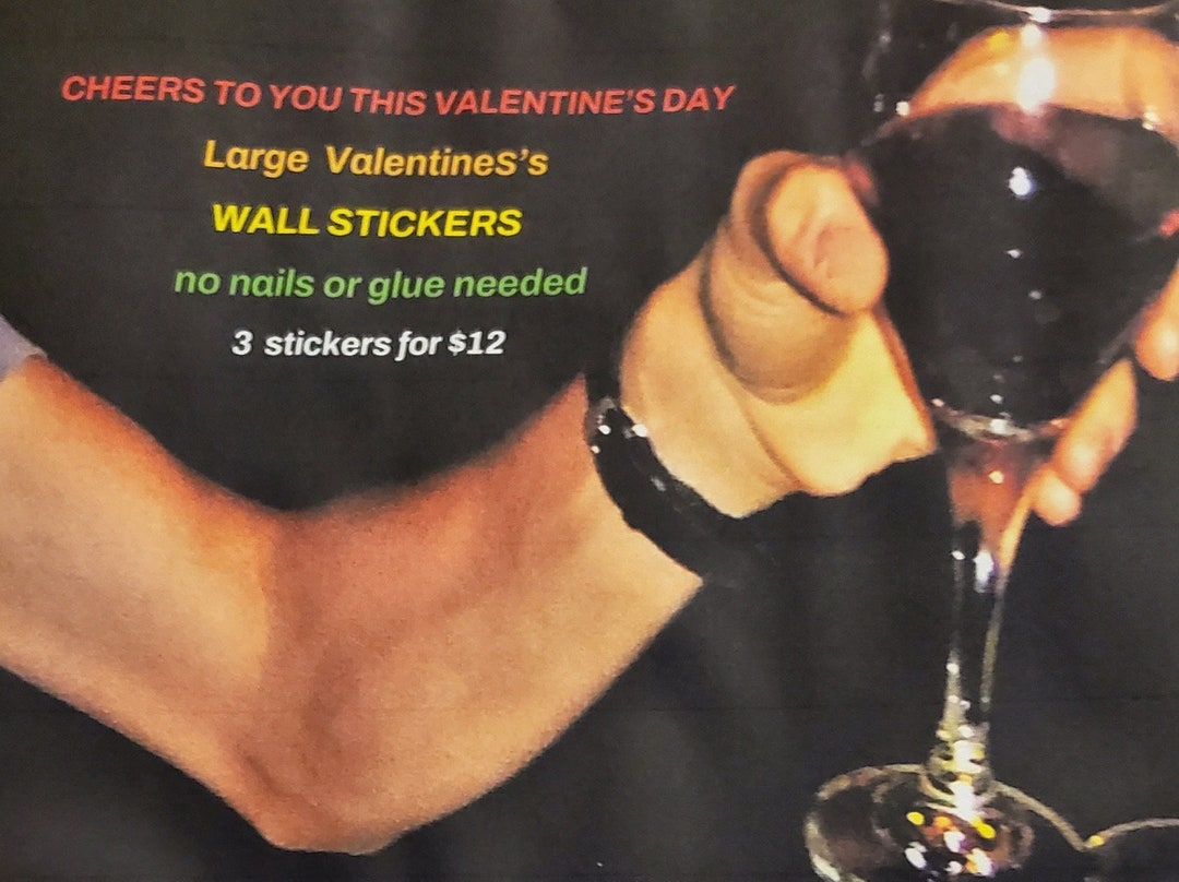Valentine's Large Wall Stickers3 for 12 Dollars - Etsy