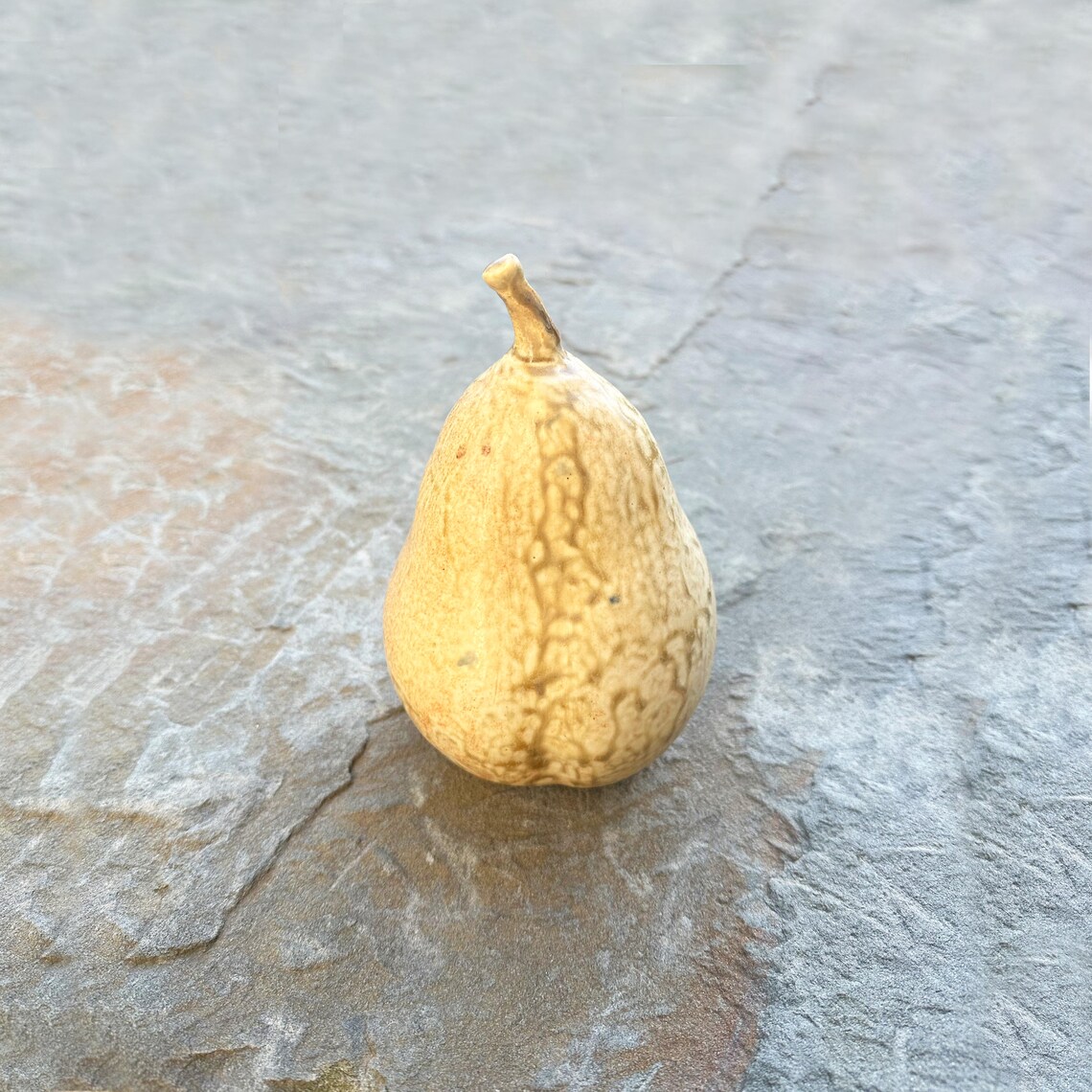 Ceramic Pear Home Decor Art Large Ash Orange Pottery Pear, 7 X 4.5 - Etsy