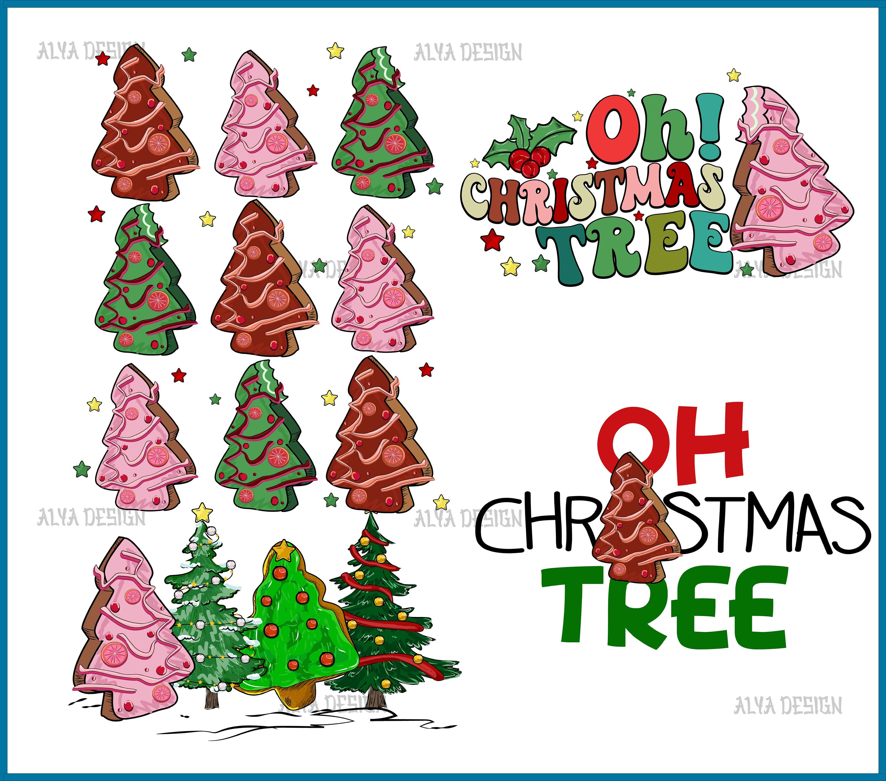 Christmas Svg, Christmas Tree Svg Bundle, Christmas Tree Svg, Christmas ...