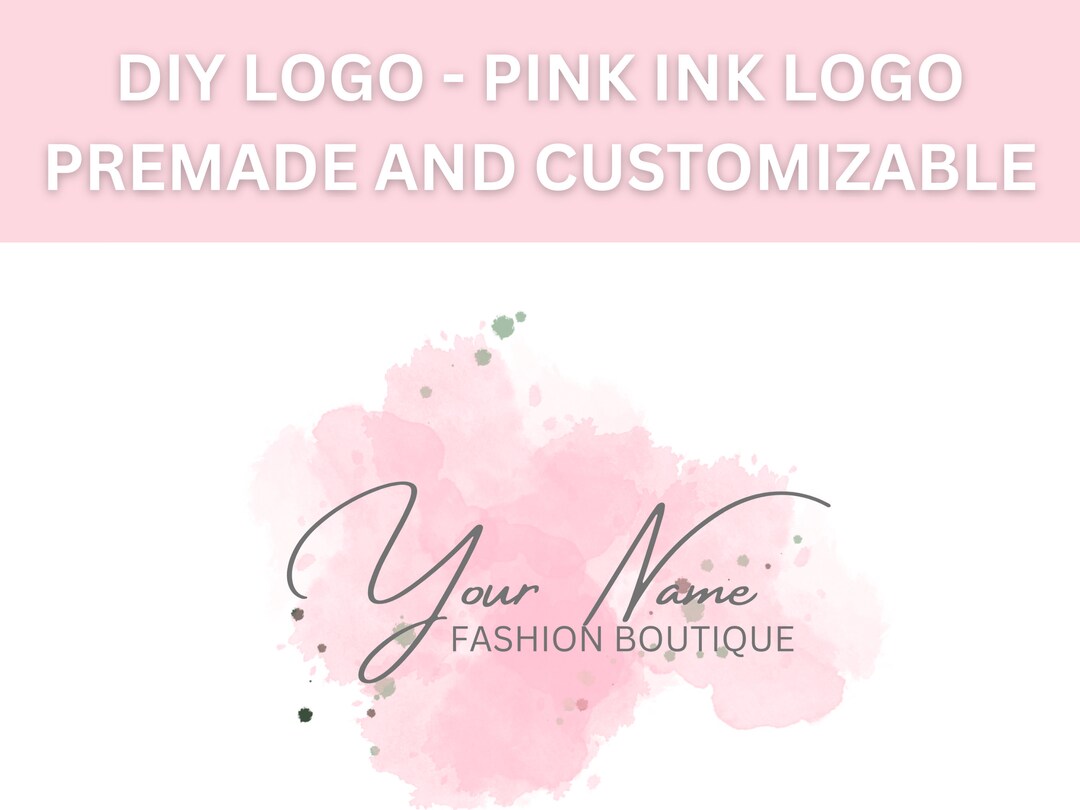 DIY Beauty Logo | Premade Design | Pink Logo | Nails | Salon | Makeup ...