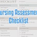Nursing Assessment Checklist, Head-to-toe Assessment, RN, LPN/LVN ...