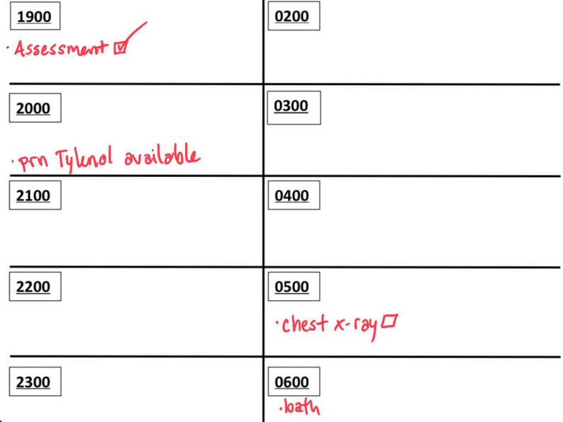Nurse Report Sheet, General Med/surg, Day Shift - RN, LPN/LVN, Nursing ...
