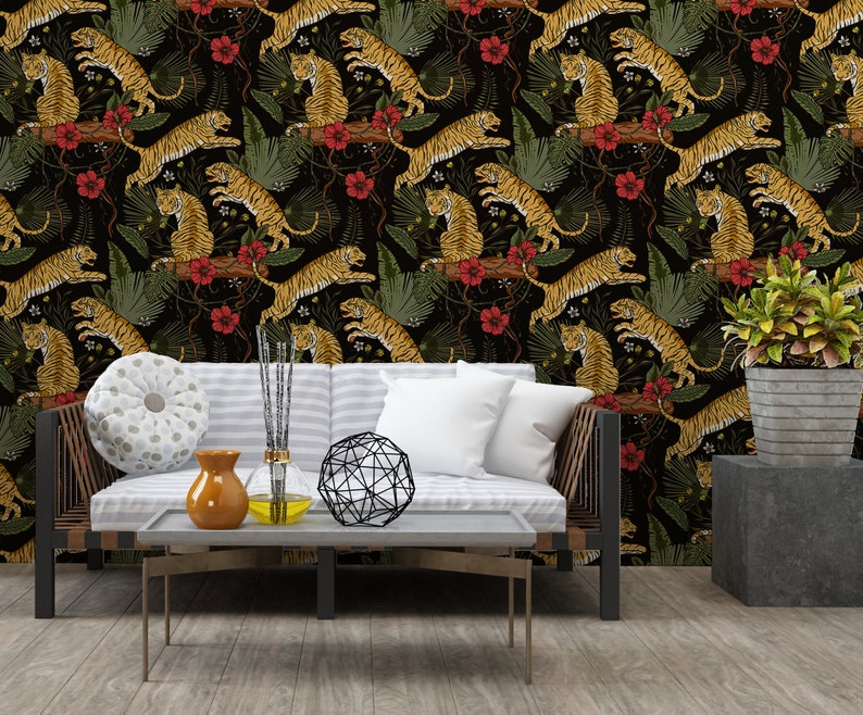 Vinyl Wallpaper for Walls, Removable Non Woven Wallpaper, Modern Wall ...