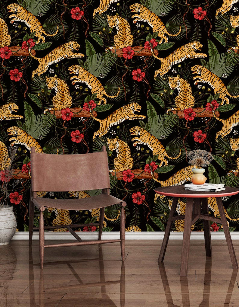 Vinyl Wallpaper for Walls, Removable Non Woven Wallpaper, Modern Wall ...