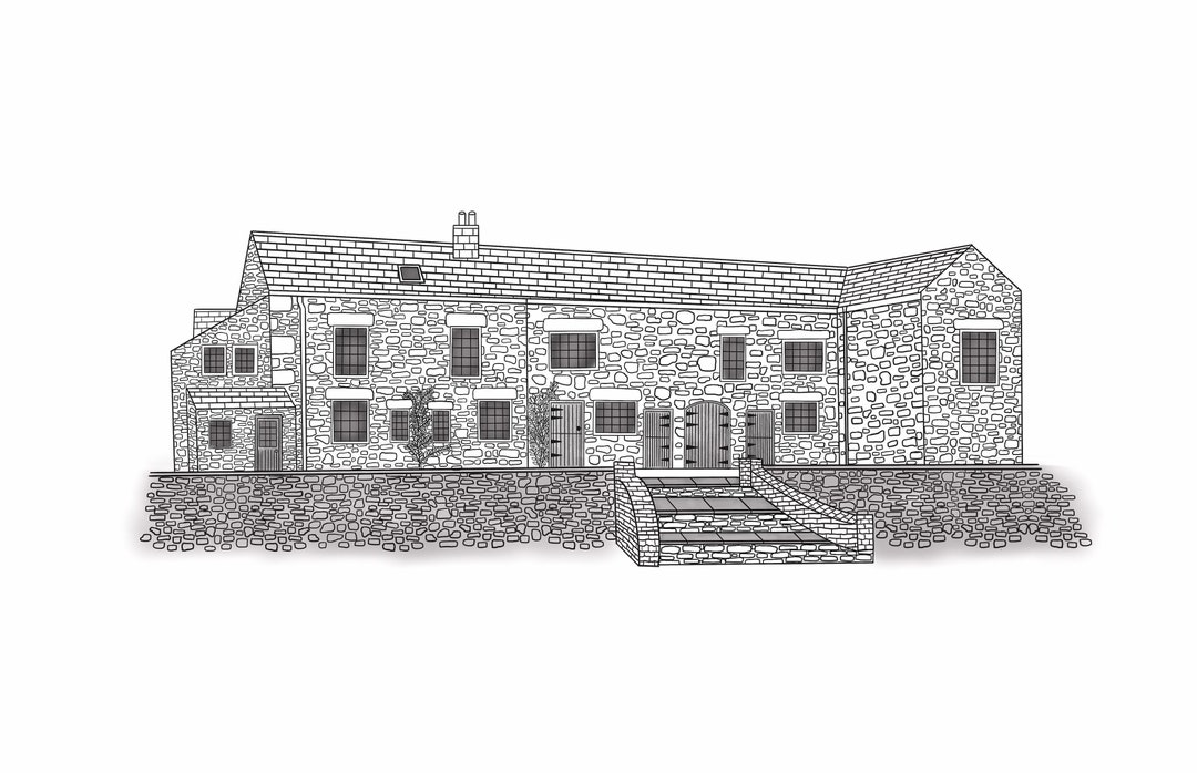 Town Head Estate black & White - Etsy