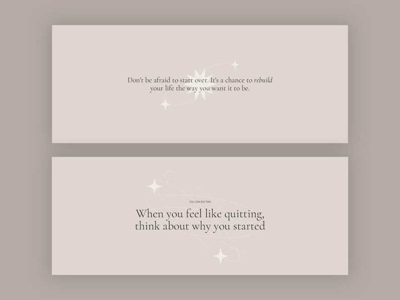 MINIMAL Inspirational Notion Covers | Beige Aesthetic | Motivational ...