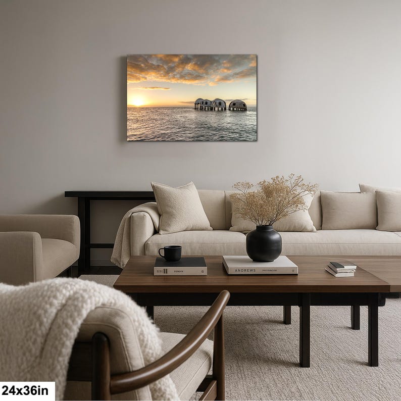 Cape Romano Dome Houses Print Florida Sunset Photography Coastal Wall ...