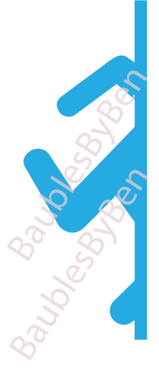 Portal Running Man - SVG - Cricut Svg, Cameo Svg, Vector File, Cutting ...