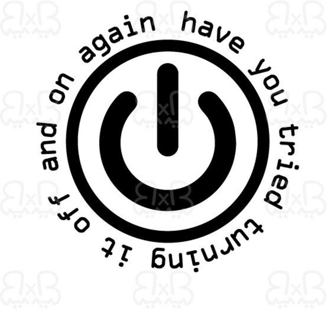 IT Crowd Quote Round Decal - OCR Extended Font - SVG - Cricut Svg ...