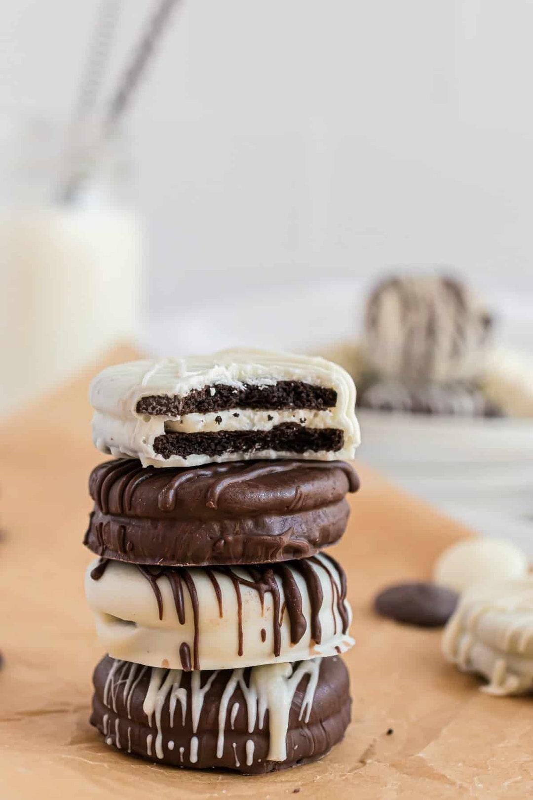 Gourmet Chocolate Covered Oreo Cookies: Milk, Dark, White Chocolate - Etsy