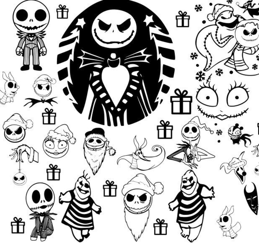 Nightmare Before Christmas Wrap - Etsy