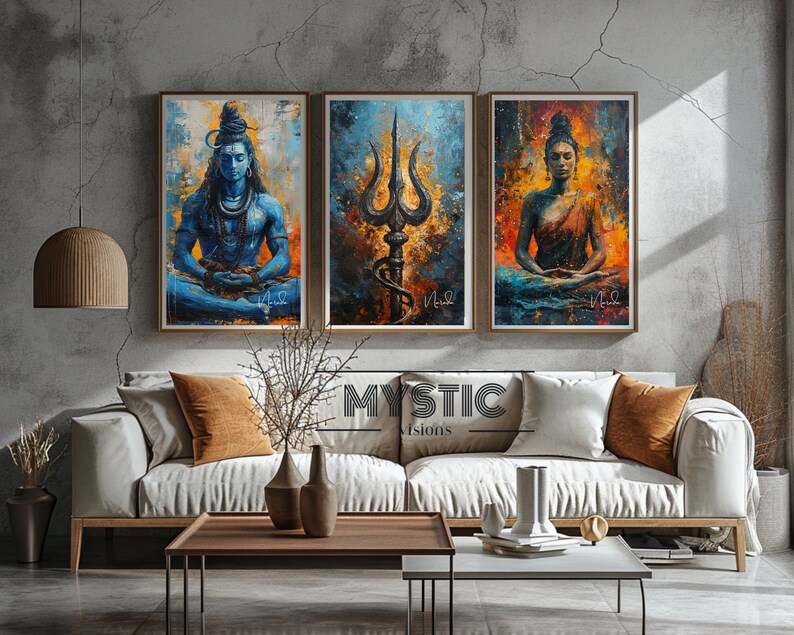 Shiva Shakti Painting, Instant Download,shiva Shakti Wall Decor, Shiva ...