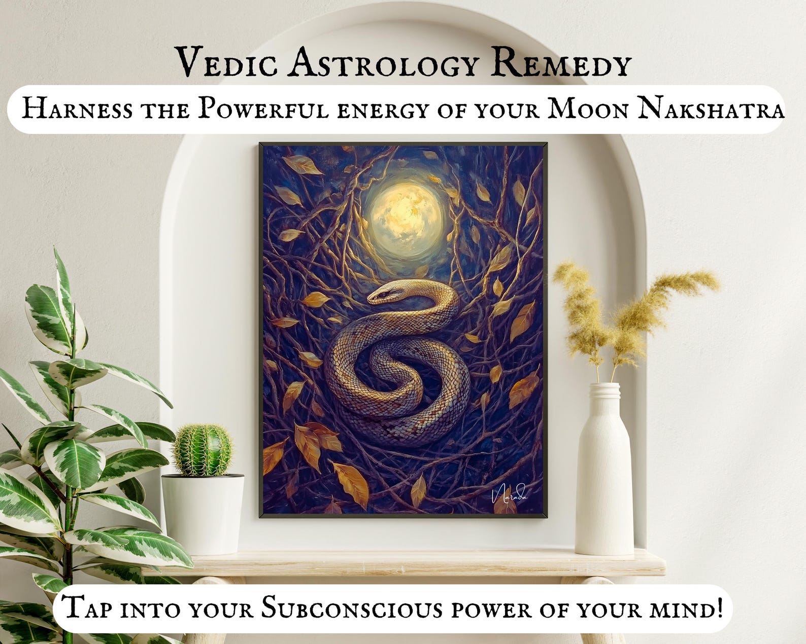 Custom Moon Nakshatra Art, Vedic Astrology Print (digital Download) - Etsy