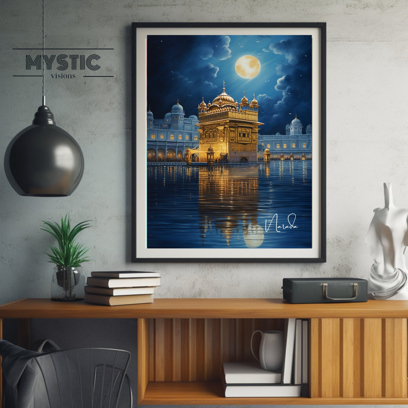 Sikh Wall Art Golden Temple Digital Download Sikh Art Painting Sikh ...