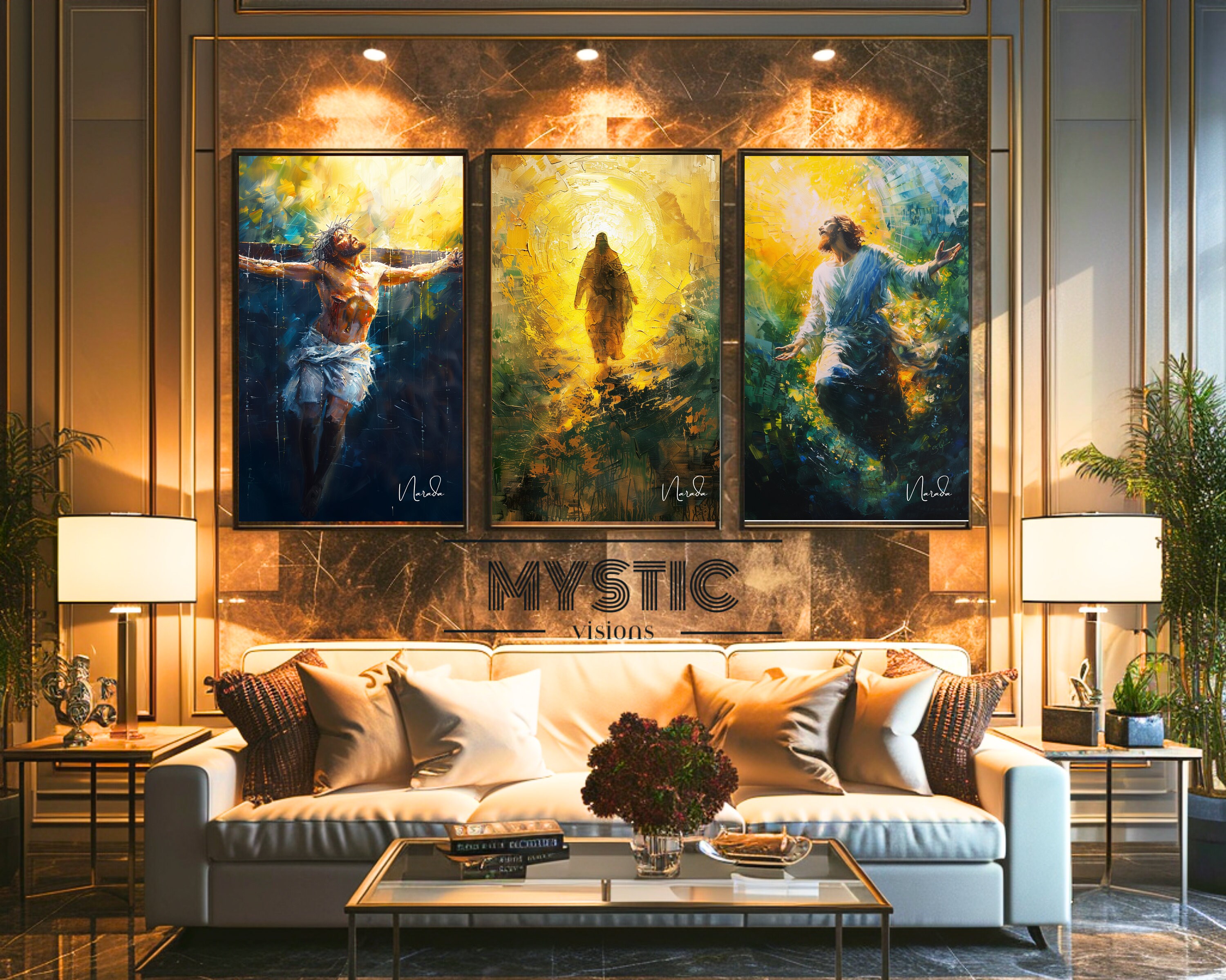 Jesus Christ Art, Easter Wall Art, Christian Decor, Church Wall Decor ...