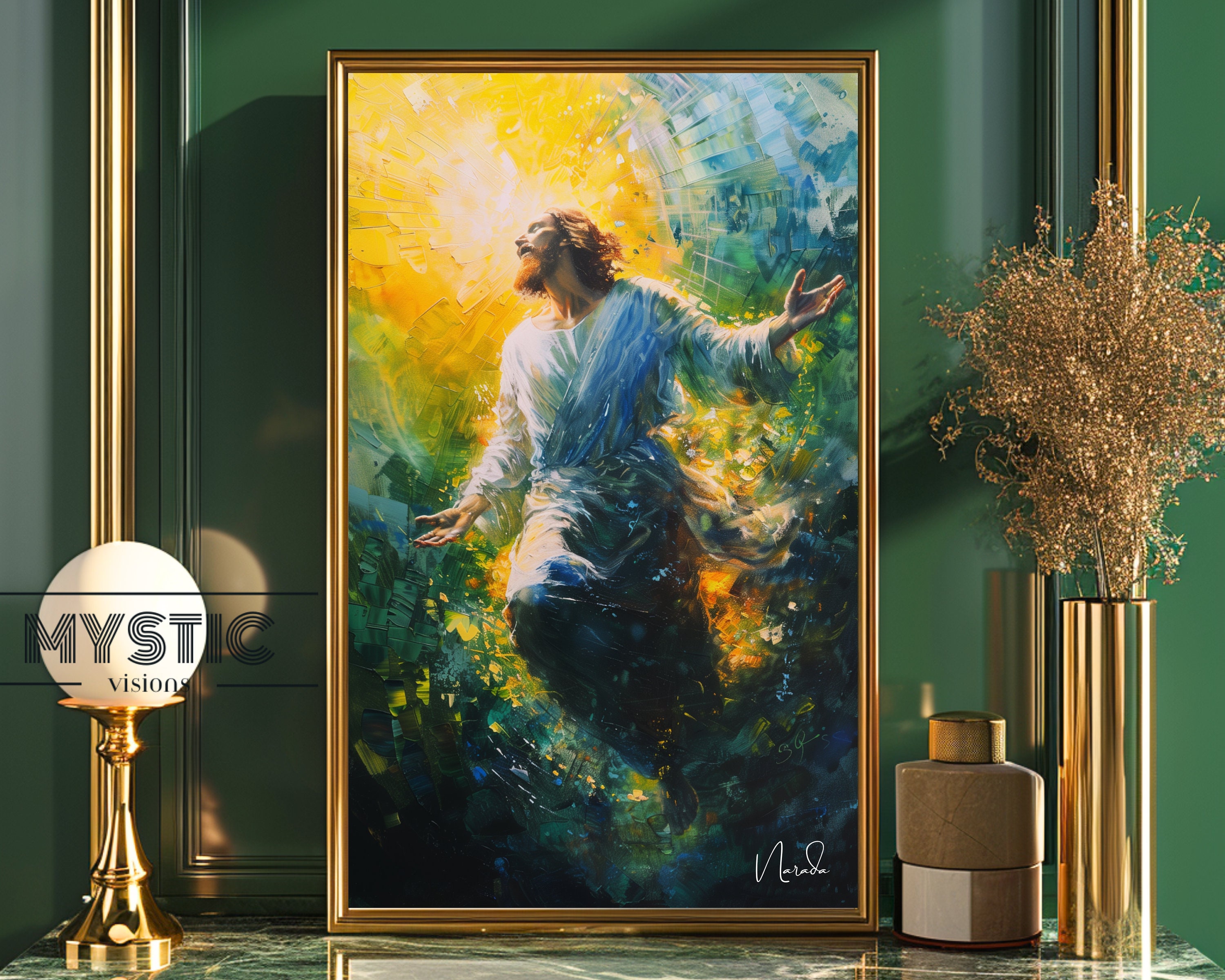 Jesus Christ Art, Easter Wall Art, Christian Decor, Church Wall Decor ...