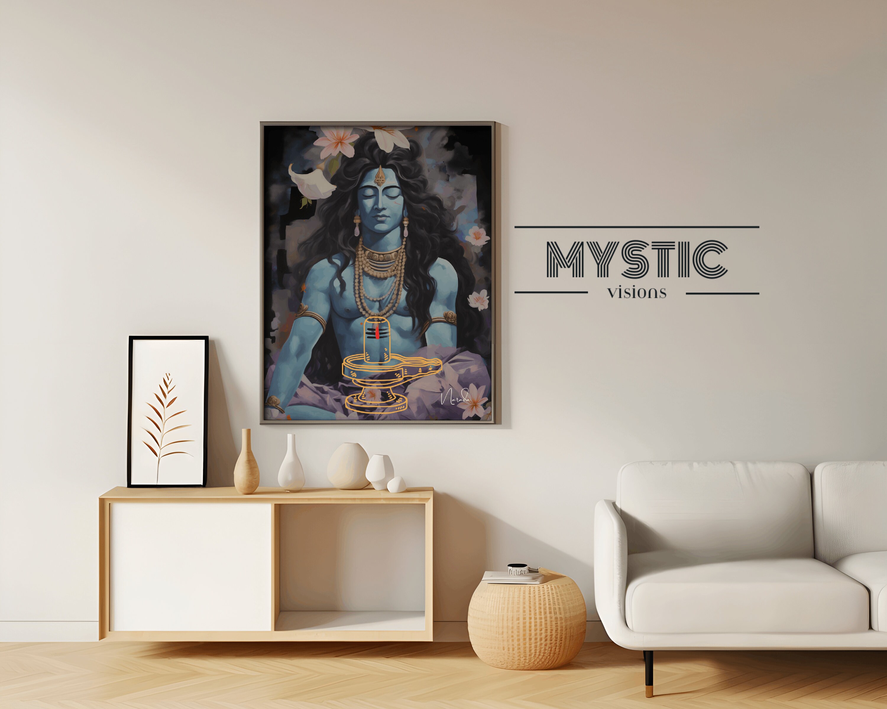 Shiva Wandkunst, Hindu Gott, Lord Shiva Druck, Shiva Lingam Kunst, Shiva Malerei, Hindu Kunst ...