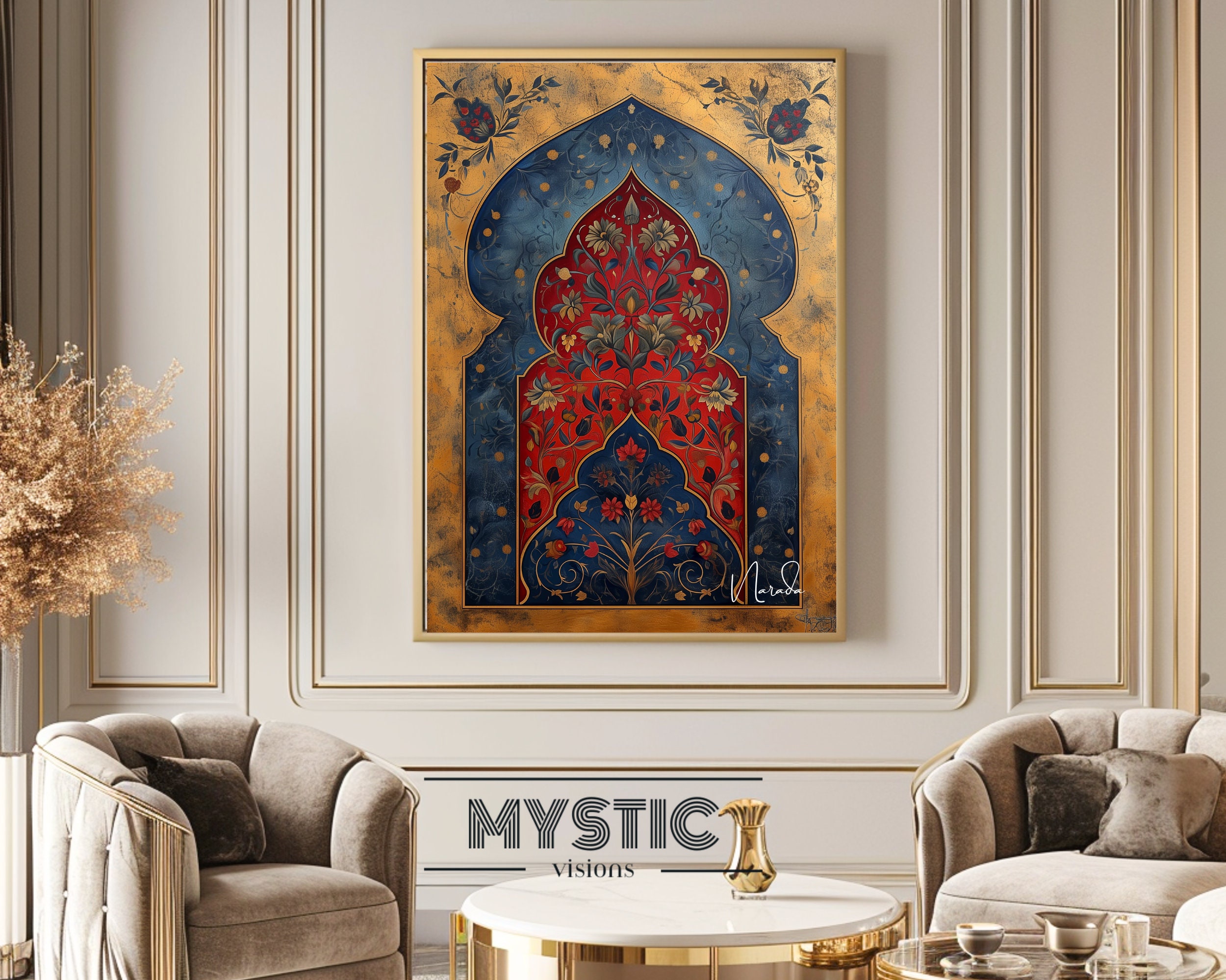 Sacred Mandala Print, Digital Download, Sacred Geometry Wall Art, Yoga ...